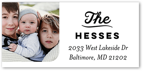 Flowing Frames Address Label by Blonde Designs | Shutterfly