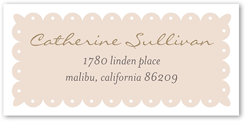Cute Clothesline Address Label by Blonde Designs | Shutterfly