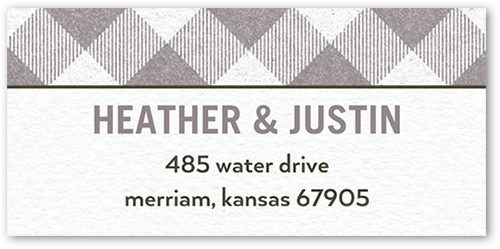 Gray Address Labels | Shutterfly