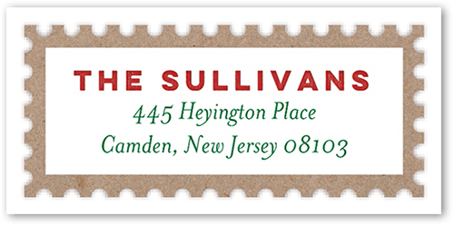 Unique Stamp Address Label by Blonde Designs | Shutterfly