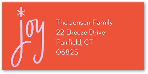 Cute Joy Address Label by Stacy Claire Boyd | Shutterfly
