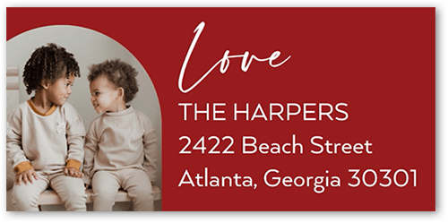 Modern Arch Frame Address Label by Yours Truly | Shutterfly