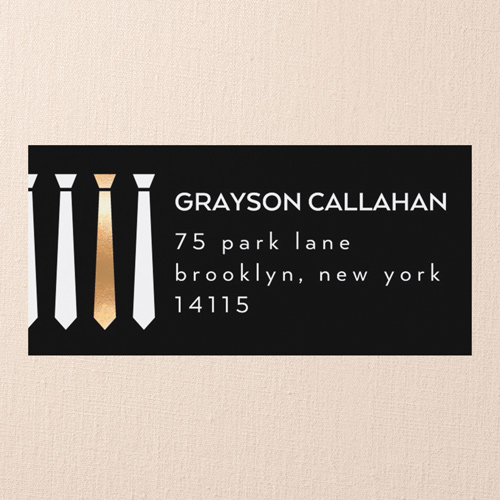 Tie Time Address Label by Yours Truly | Shutterfly