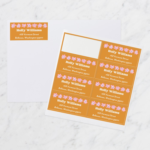 Squishy Florals Address Label by Yours Truly | Shutterfly