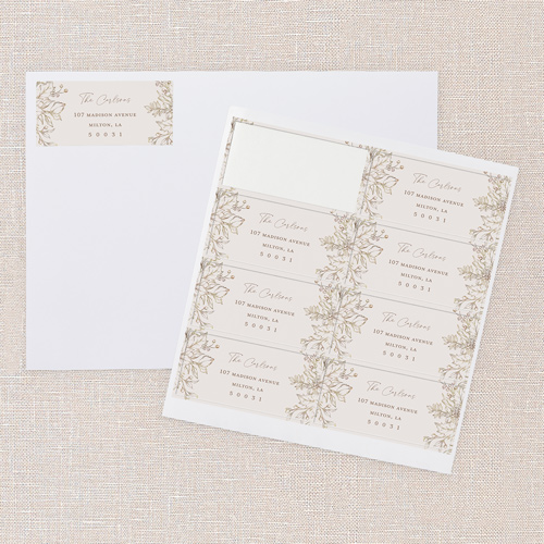 Decorated Foliage Address Label by Lady Jae | Shutterfly