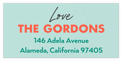 Bold & Colorful Custom Address Labels | Return Address Stickers | Shutterfly