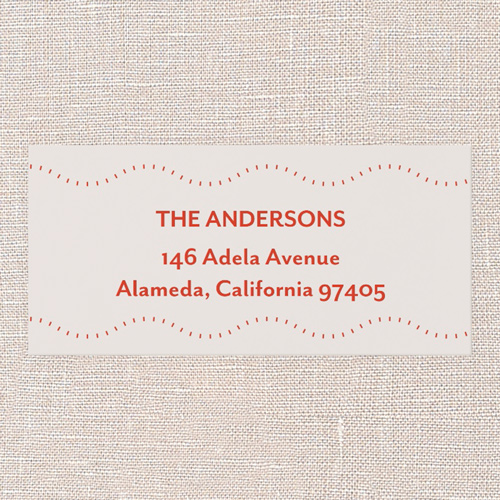 Playful Outline Address Label by Magnolia Press | Tiny Prints