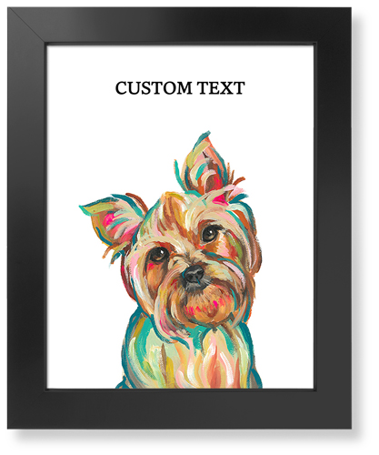 Yorkie Custom Text Art Print | Wall Decor | Shutterfly