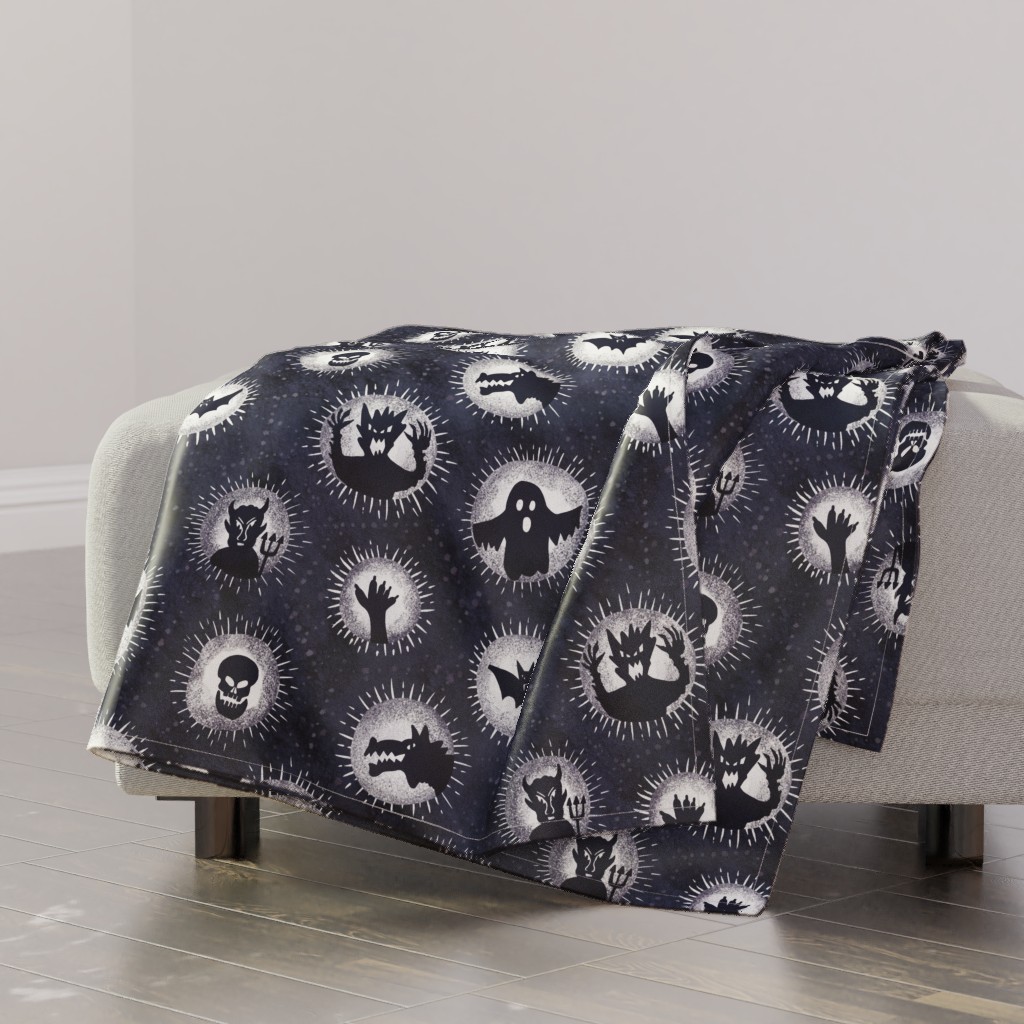 Are You Scared Yet? - Gray Blanket | Shutterfly