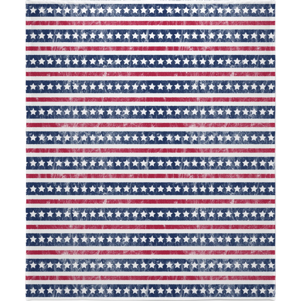 Stars and Stripes - Red, White and Blue Blanket | Shutterfly