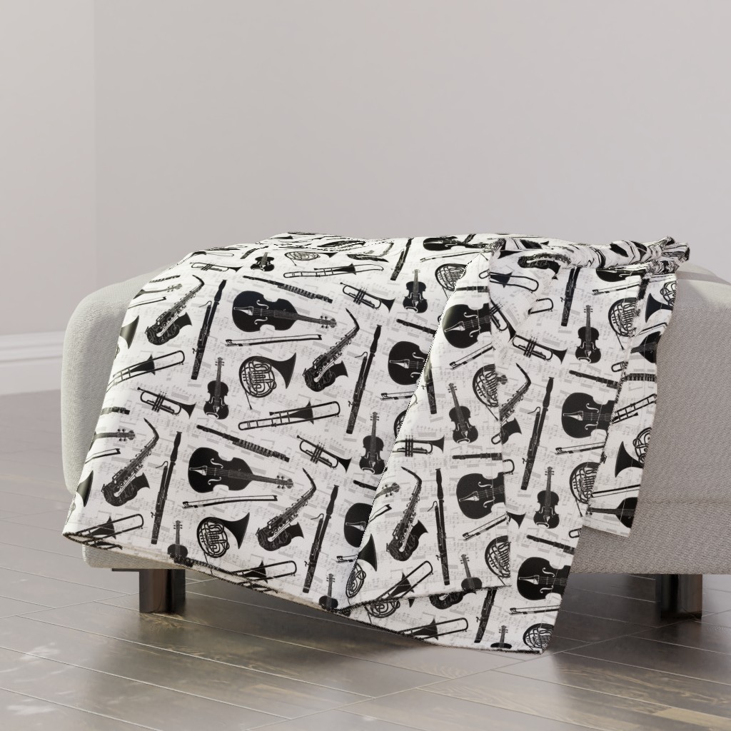 Musical Instruments Blanket | Shutterfly