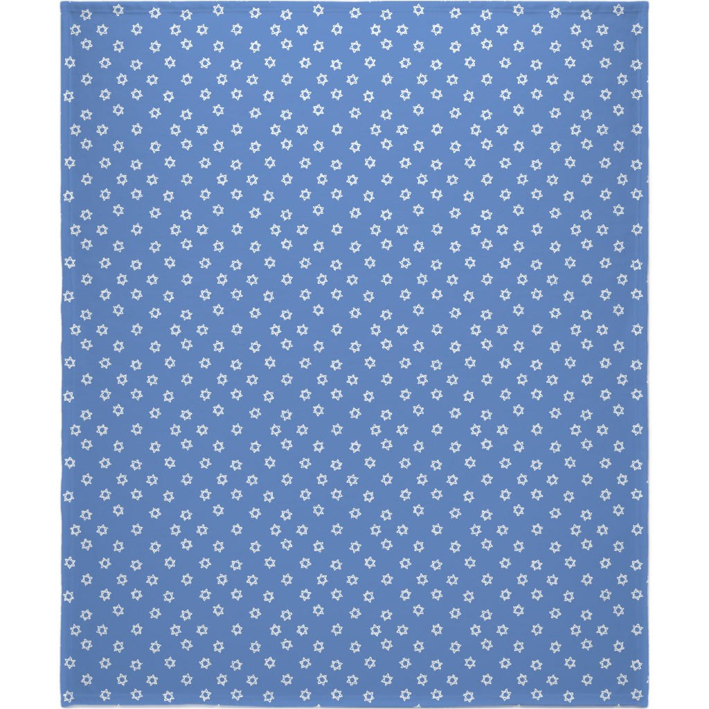 Star of David - White & Blue Blanket | Shutterfly