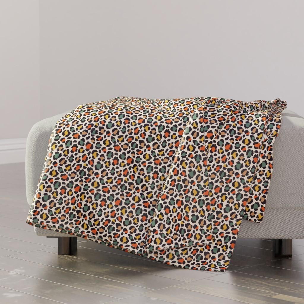 Colored Leopard Print - Mulit Blanket | Shutterfly
