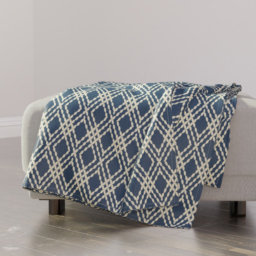 Kensington Lattice - Indigo Blanket | Shutterfly