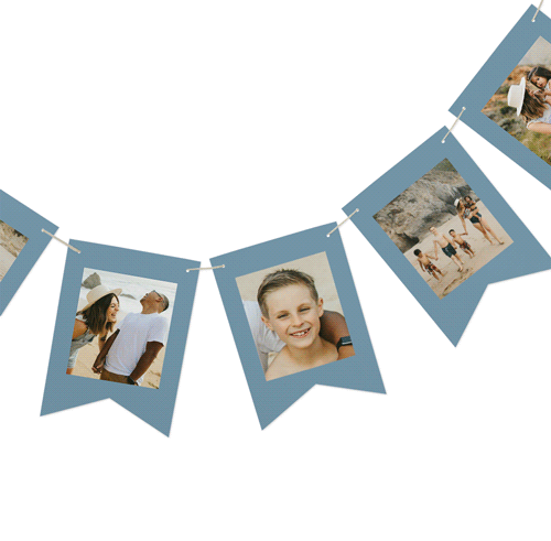 Gallery of One Border Bunting Banner by Shutterfly | Shutterfly
