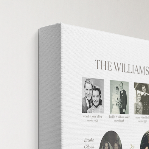 Marriage Family Tree Wall Art by Shutterfly | Shutterfly
