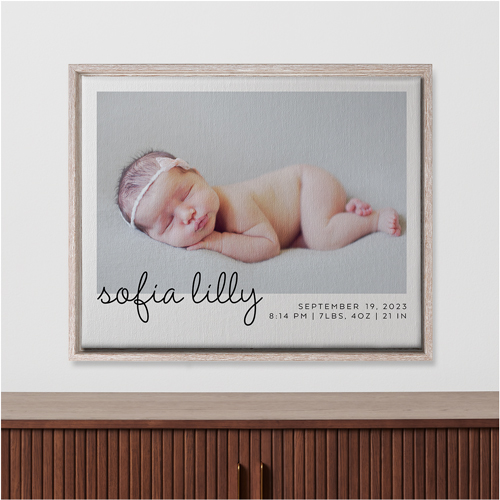 Bottom Text Border Canvas Print by Shutterfly | Shutterfly
