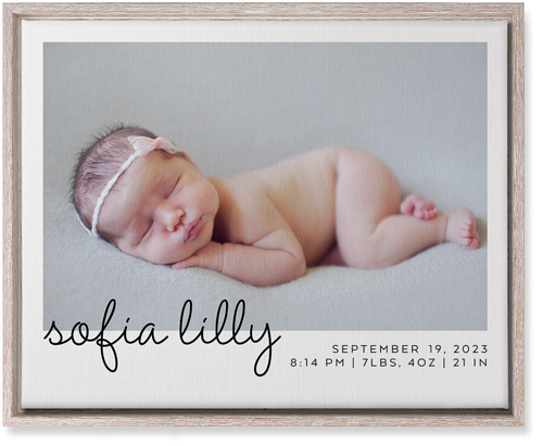 Bottom Text Border Canvas Print by Shutterfly | Shutterfly