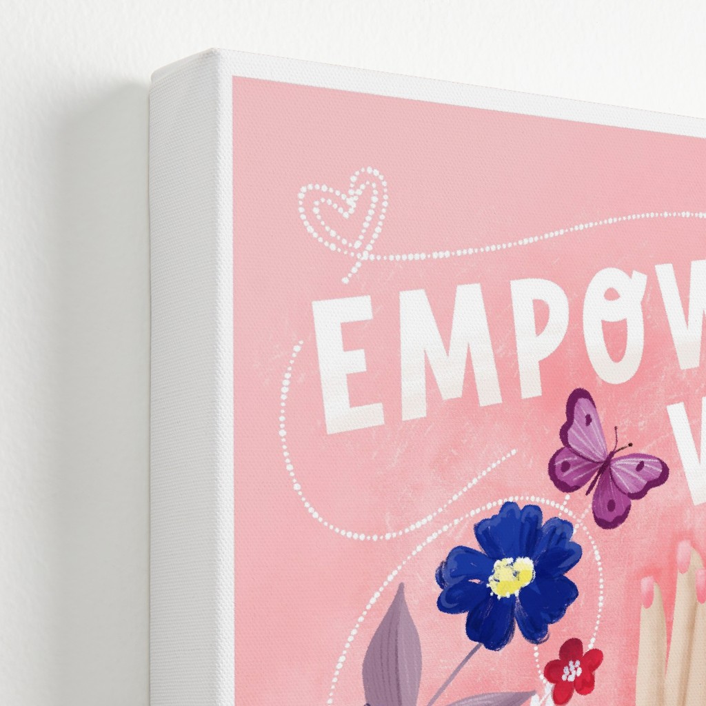 Empowered Women Empower Women - Pink Canvas Print | Shutterfly