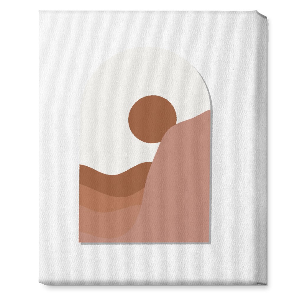 Abstract Desert Landscape in Window Daylight Wall Art | Shutterfly