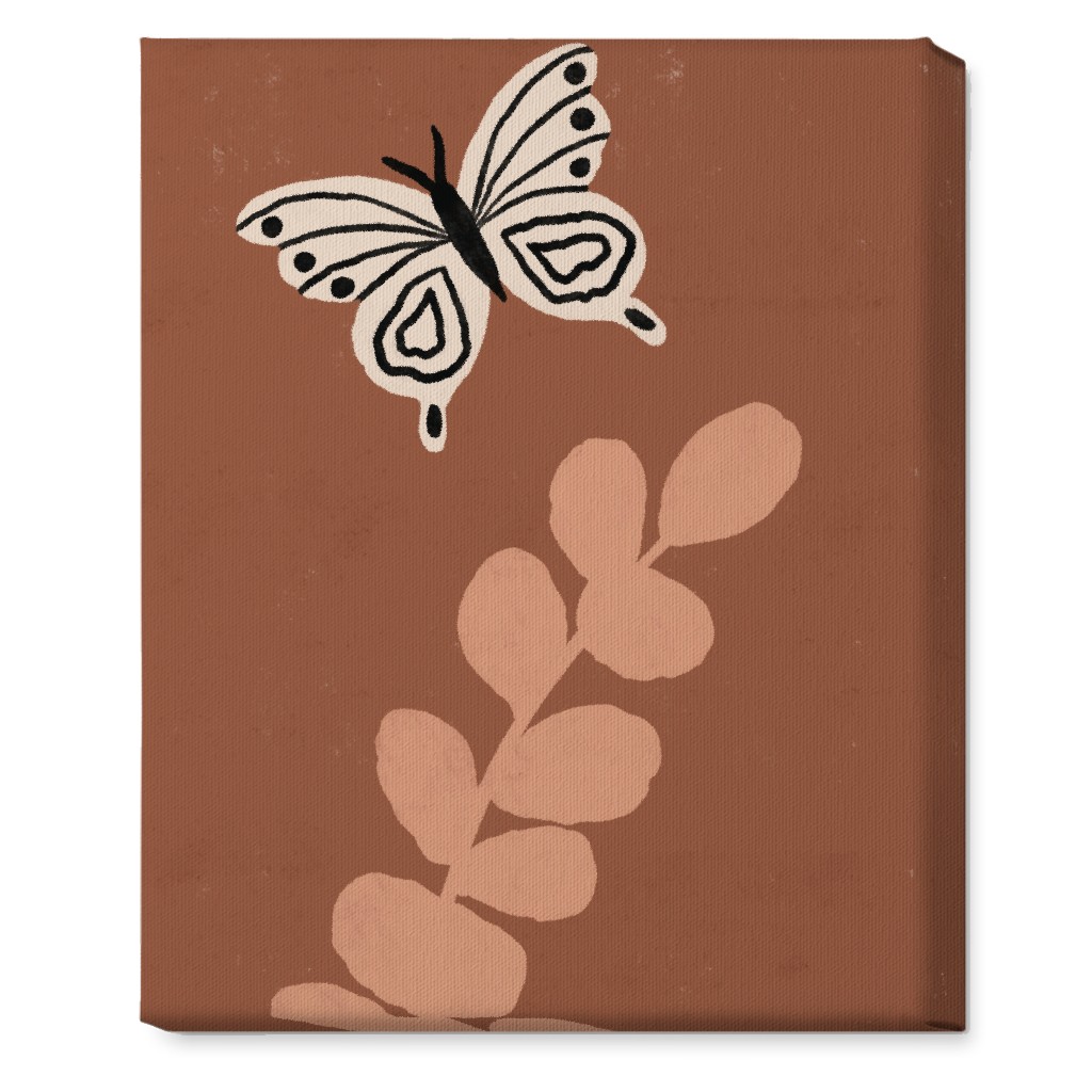 Butterfly and Branch - Warm Wall Art | Shutterfly