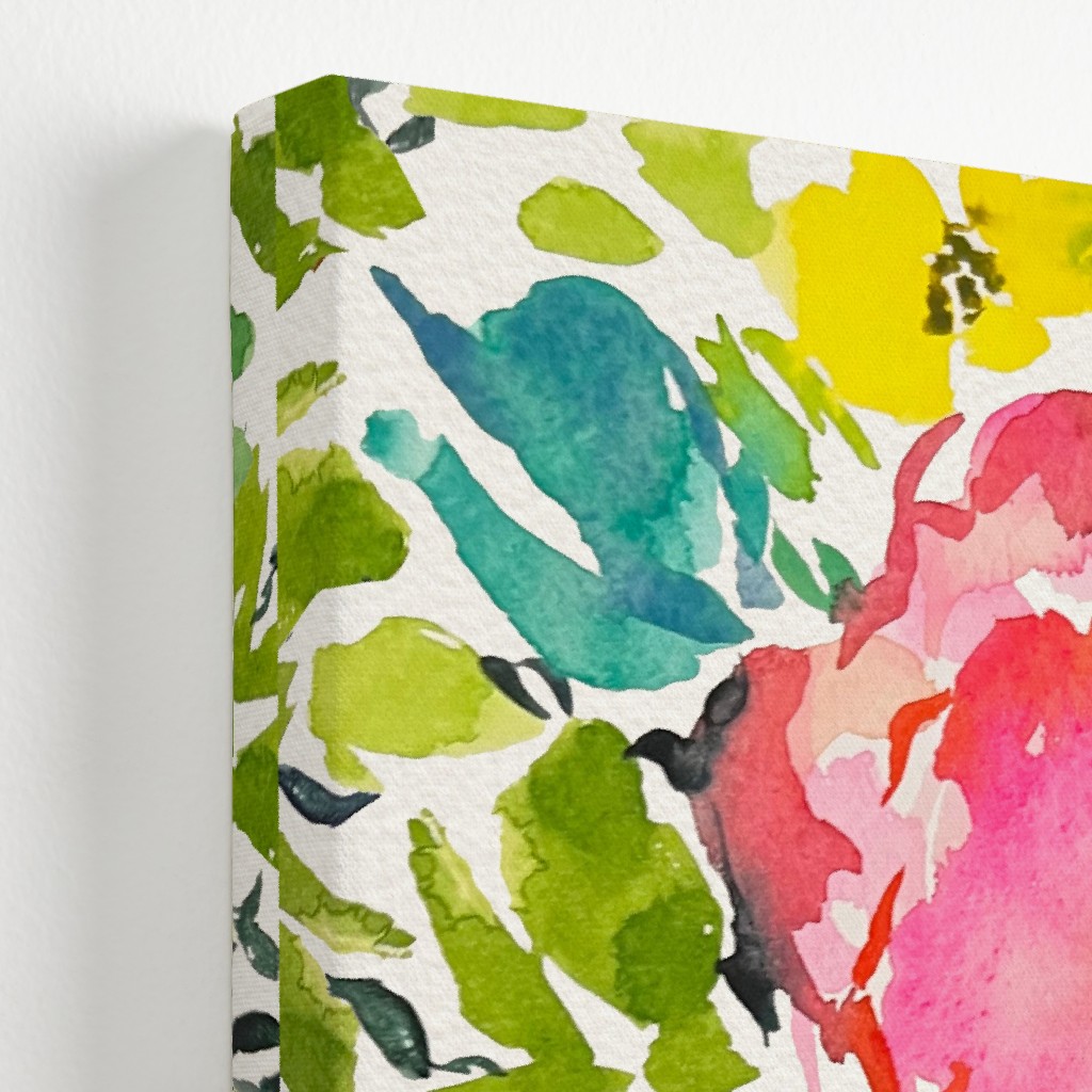 Bright Summer Florals - Multi Canvas Print | Shutterfly