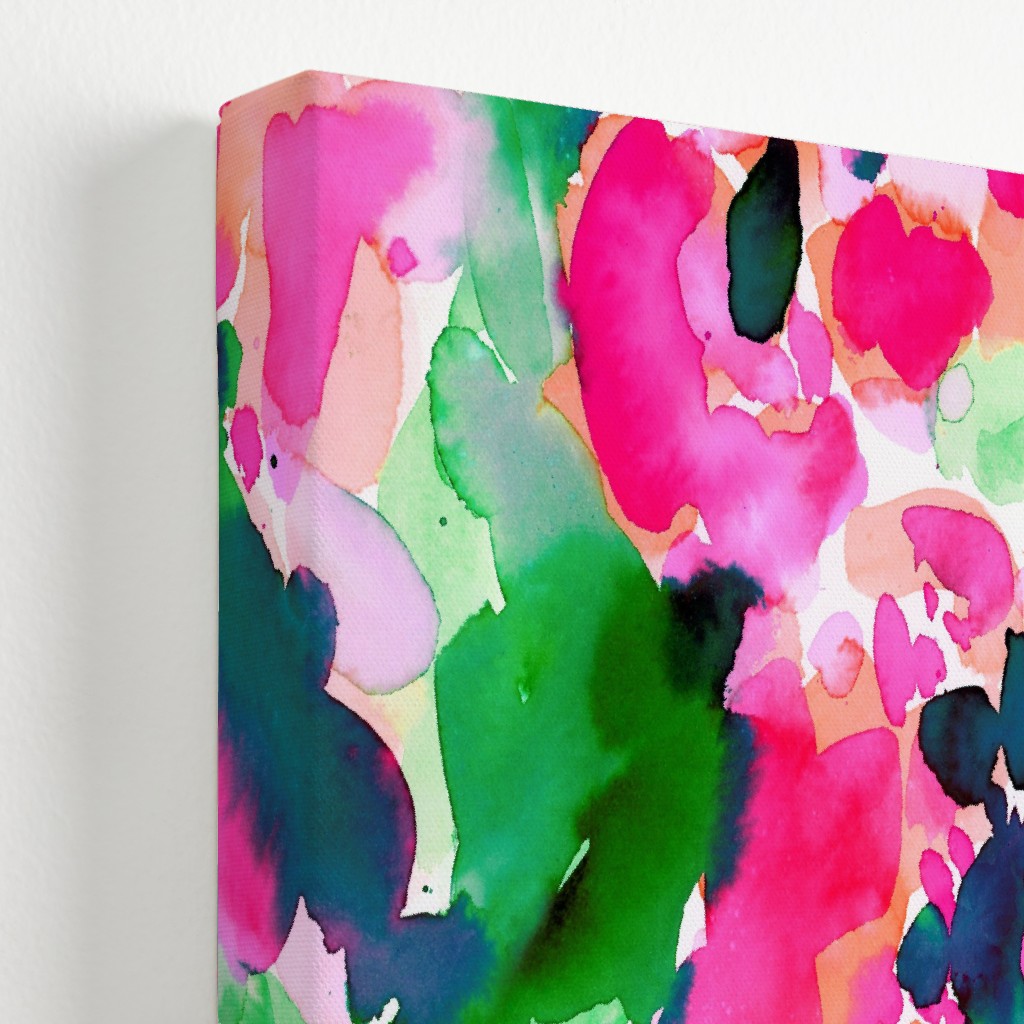 Abstract Flora Watercolor - Multi Canvas Print | Shutterfly