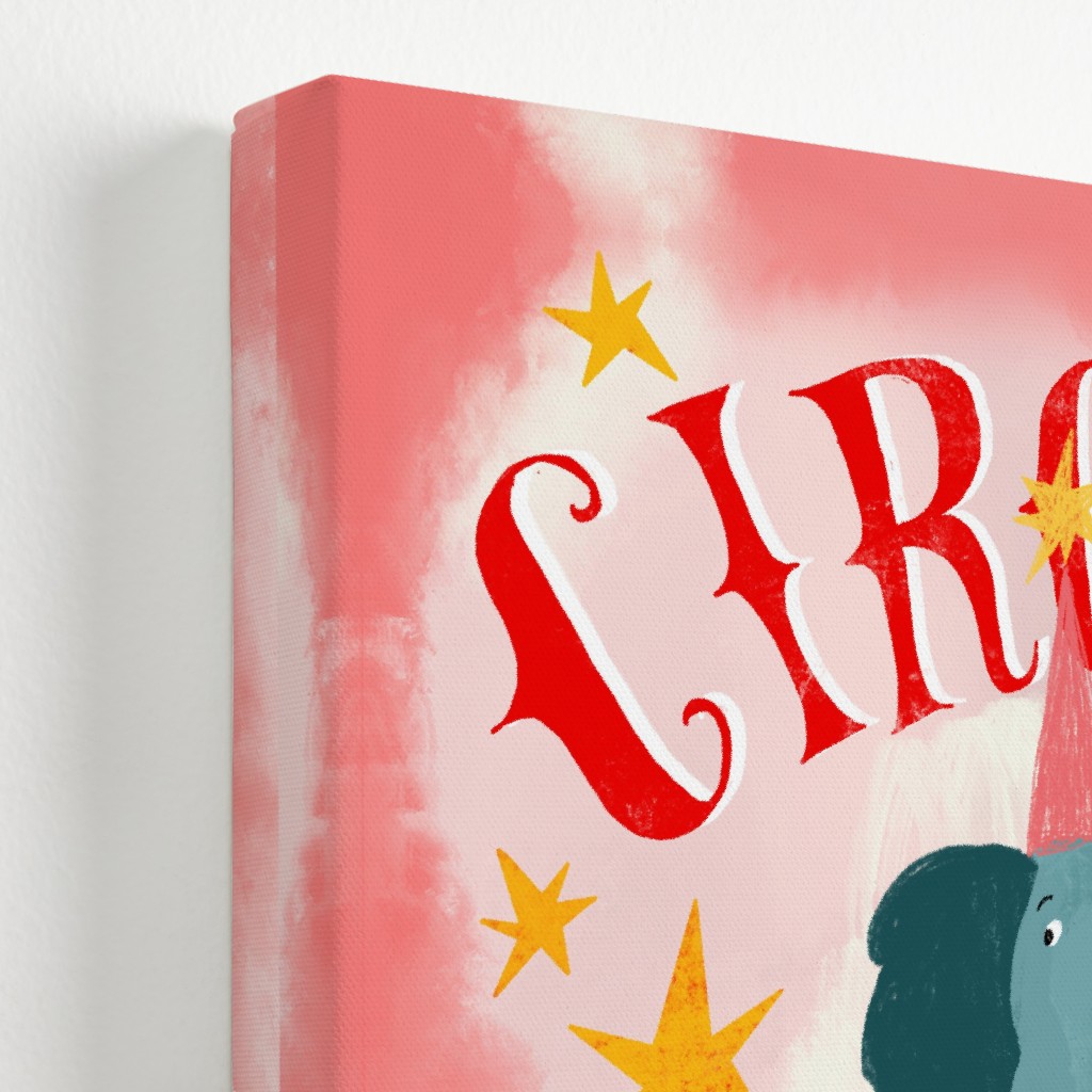 Magic Circus - Blue & Pink Canvas Print | Shutterfly
