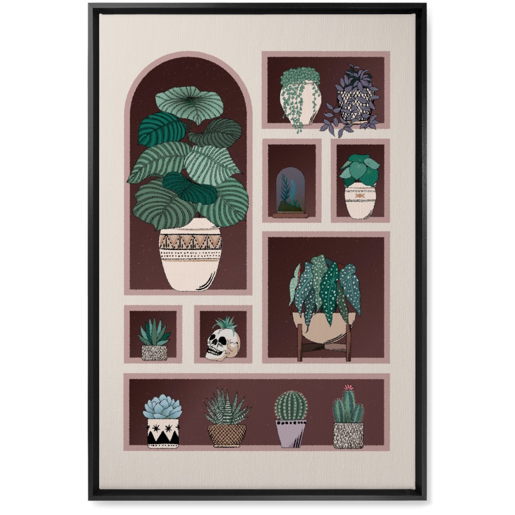 Neatly Arranged Indoor Plants - Neutral Wall Art | Shutterfly