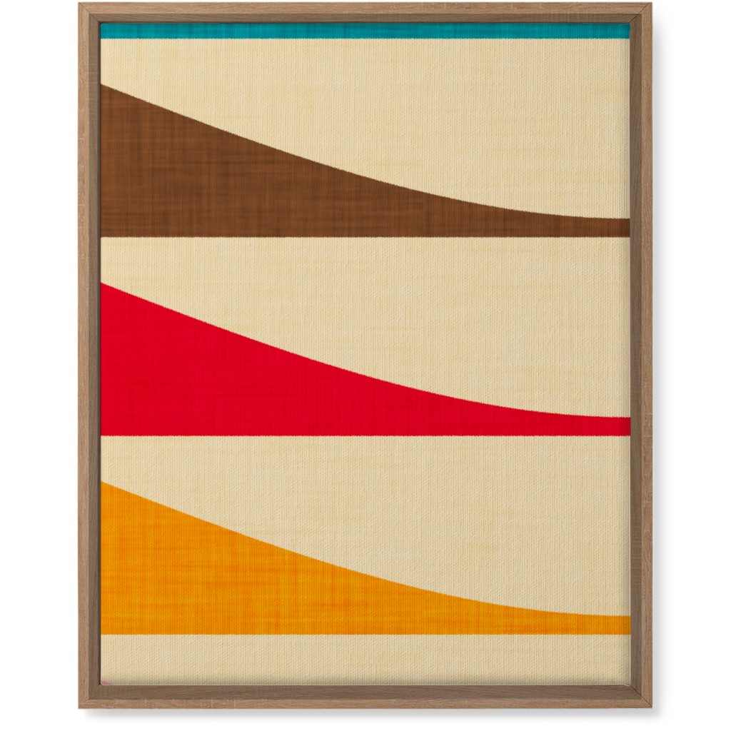 Retro Waves - Warm Wall Art | Shutterfly