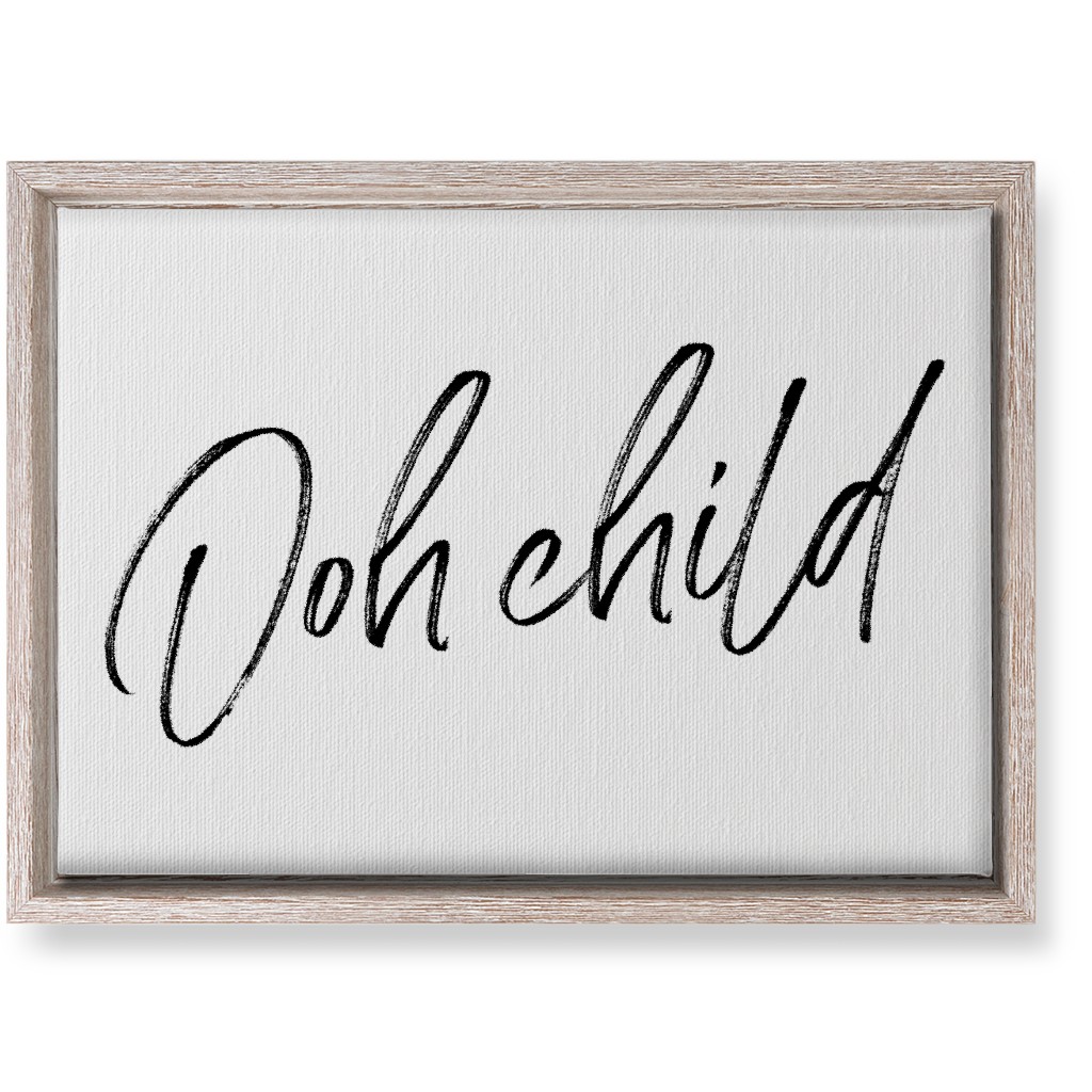 Ooh Child - Black and White Wall Art | Shutterfly