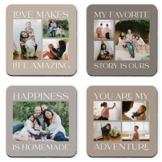 Custom Coasters | Photo Coaster Sets | Shutterfly