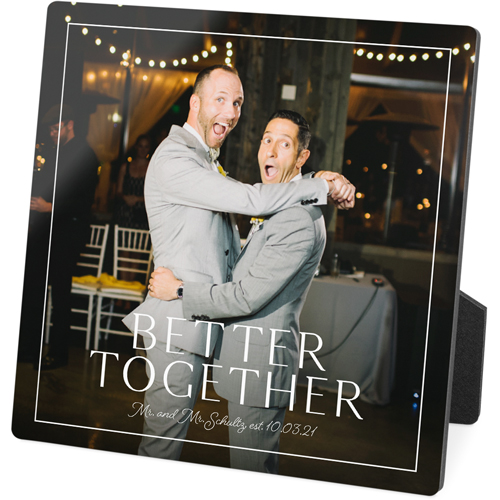 Better Together Frame Desktop Plaque | Home Decor | Shutterfly