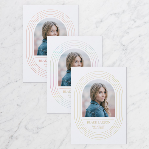Elaborate Oval 5x7 Personalized Foil Card by Yours Truly | Shutterfly