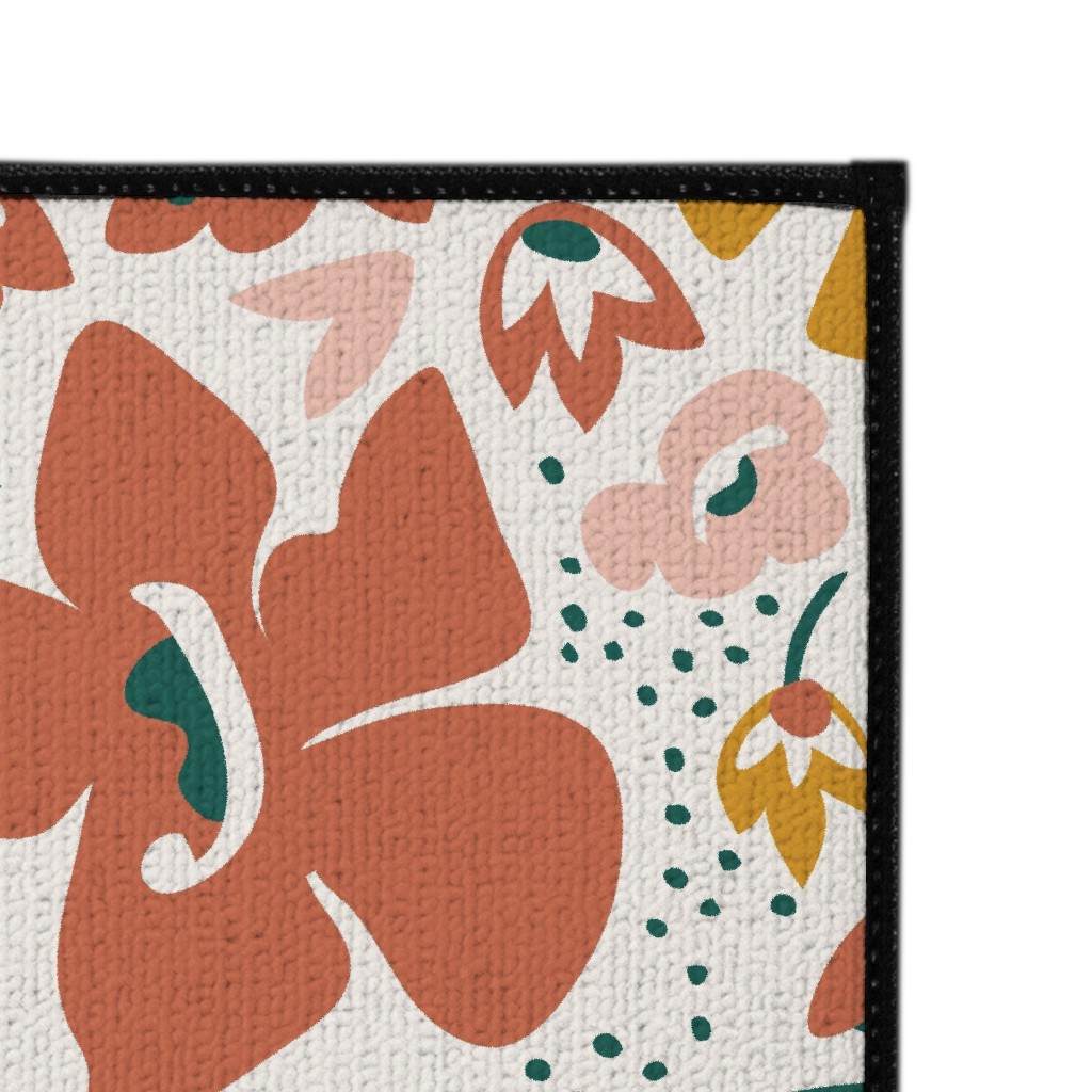 Betty Modern Floral - Pink Door Mat | Shutterfly