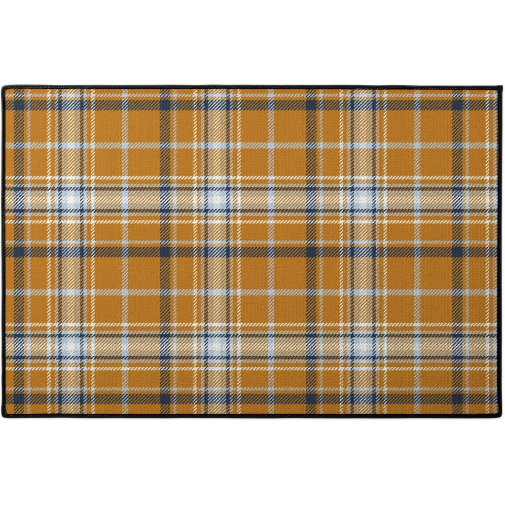Desert Sun Plaid Door Mat | Shutterfly