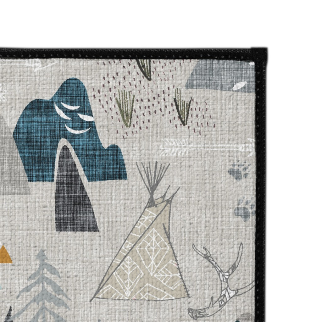 Max's Map - Gray Door Mat | Shutterfly