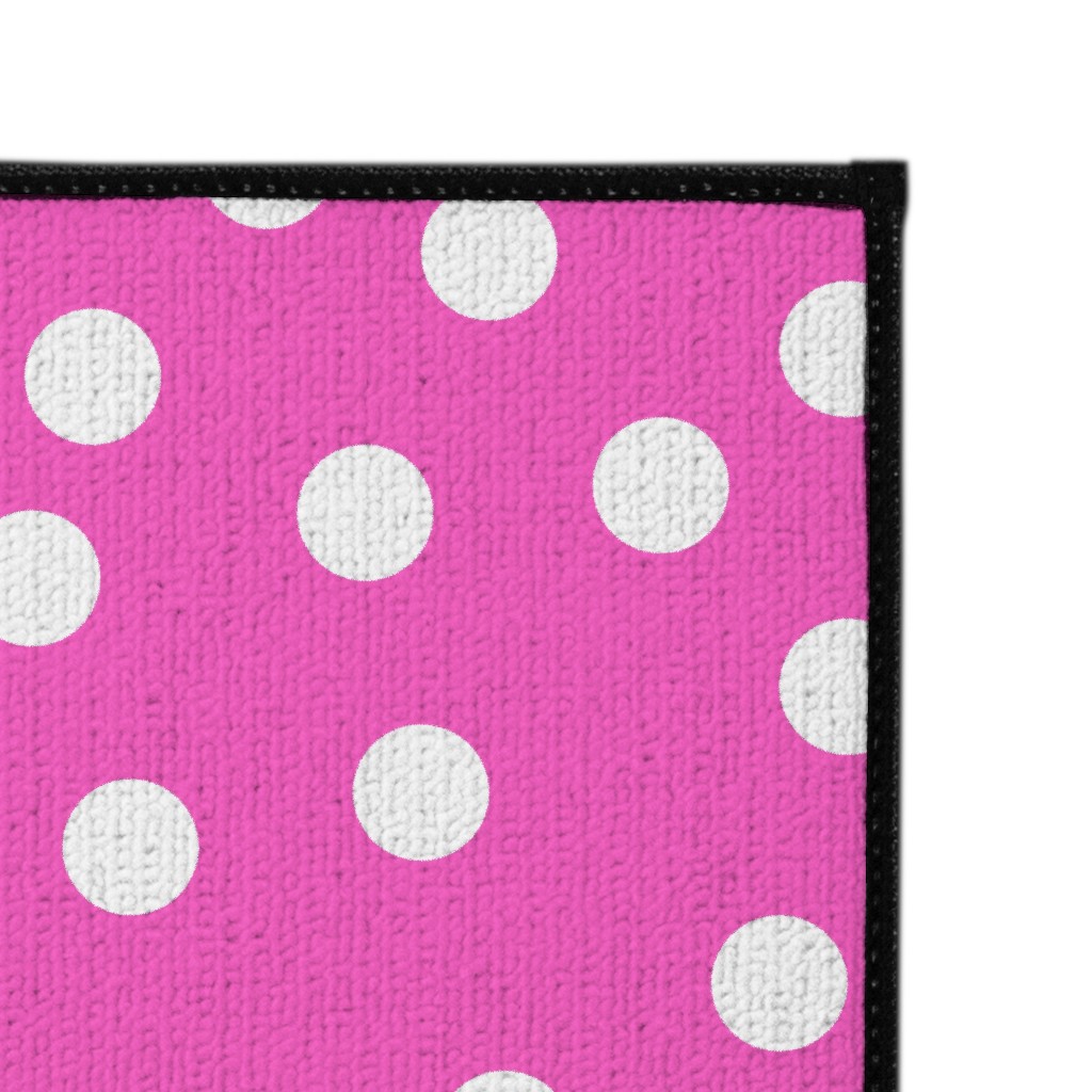 Polka Dot Scatter - Pink Door Mat | Shutterfly