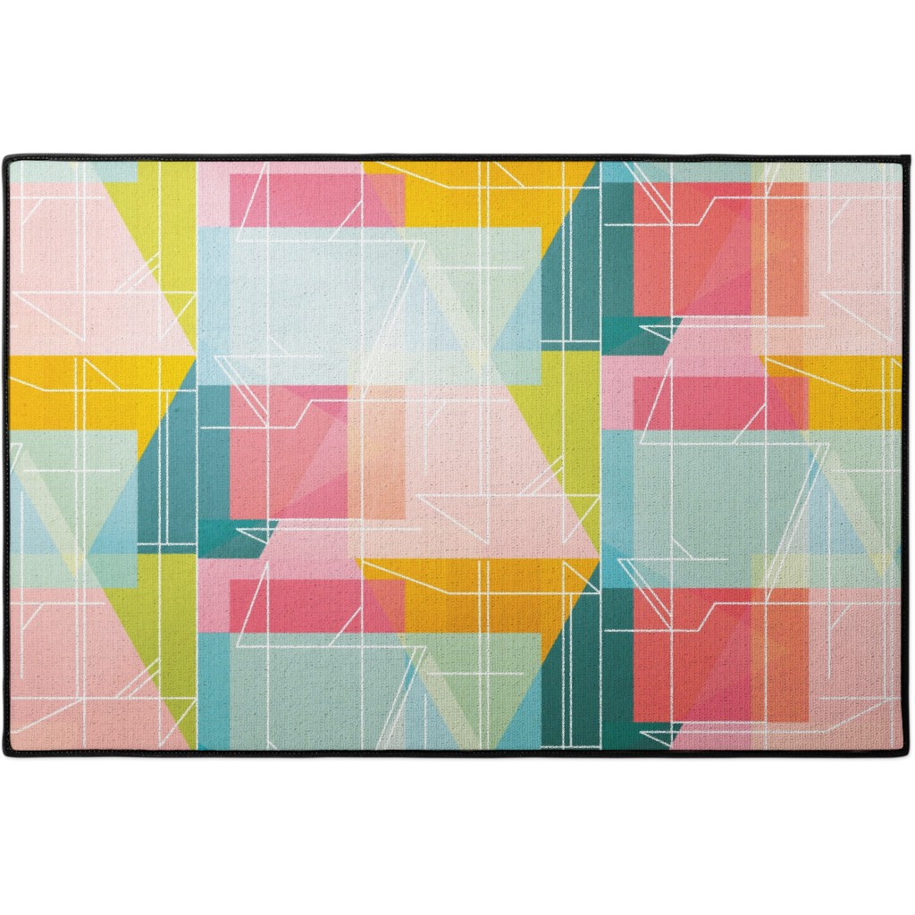 Midcentury Abstract Door Mat | Shutterfly