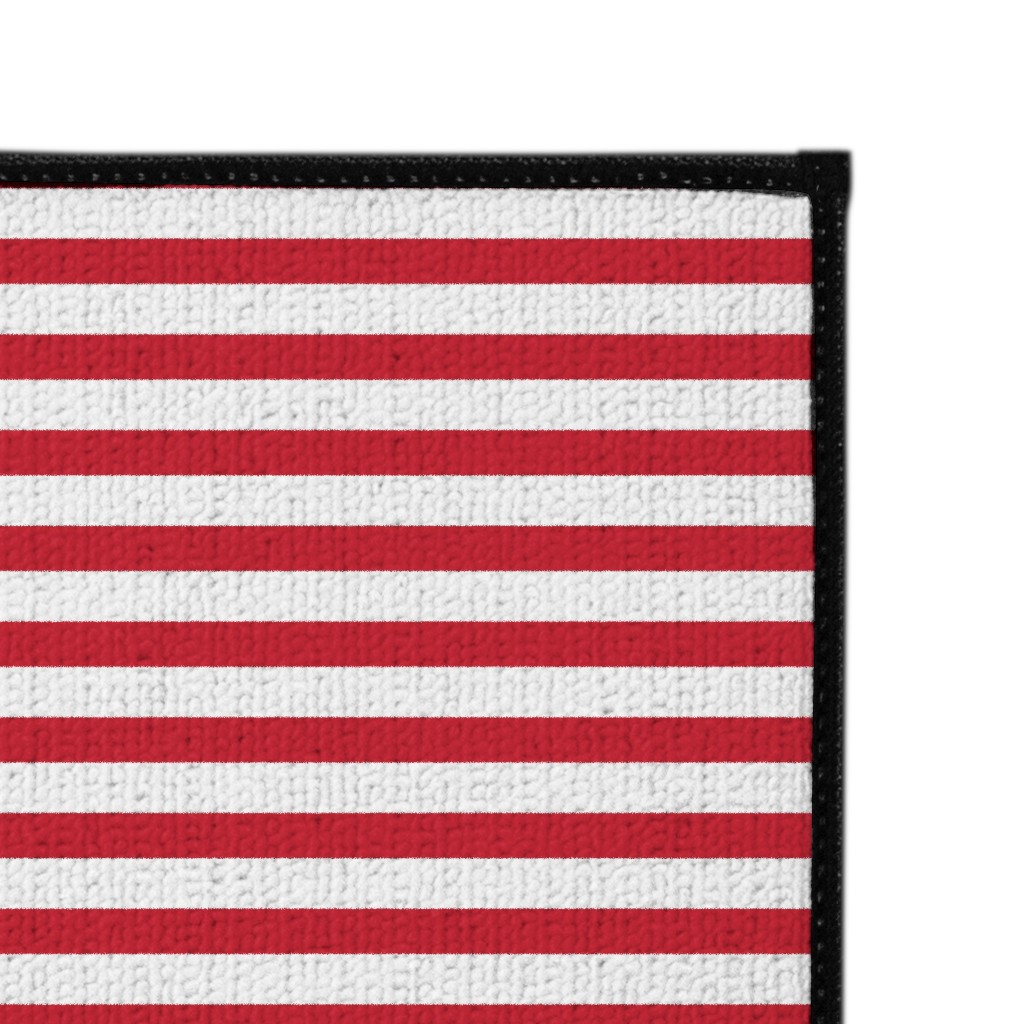Stripes - Red and White Door Mat | Shutterfly