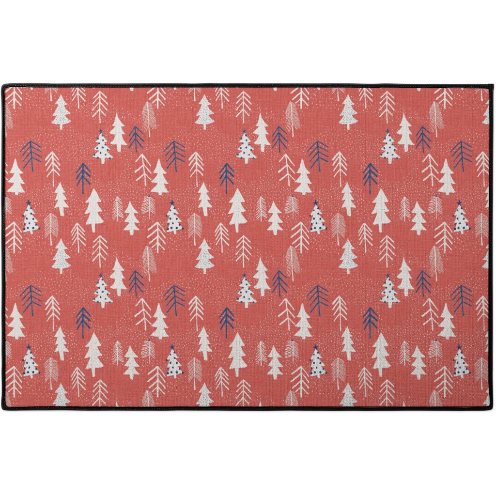 Evergreen Forest Door Mat | Shutterfly