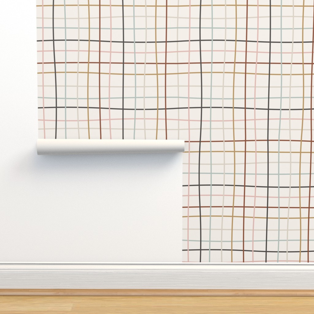 Organic Lines - Neutral Wallpaper | Shutterfly
