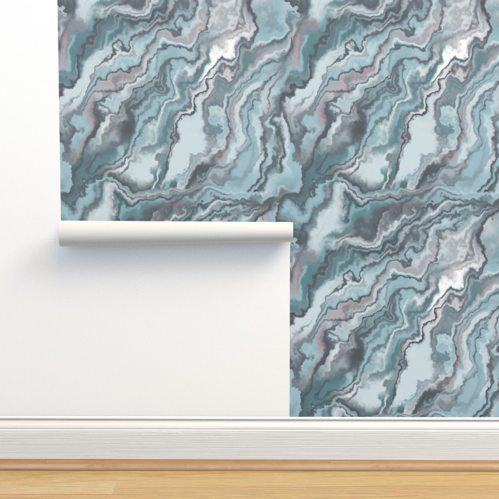 Marble Texture - Blue Wallpaper | Shutterfly