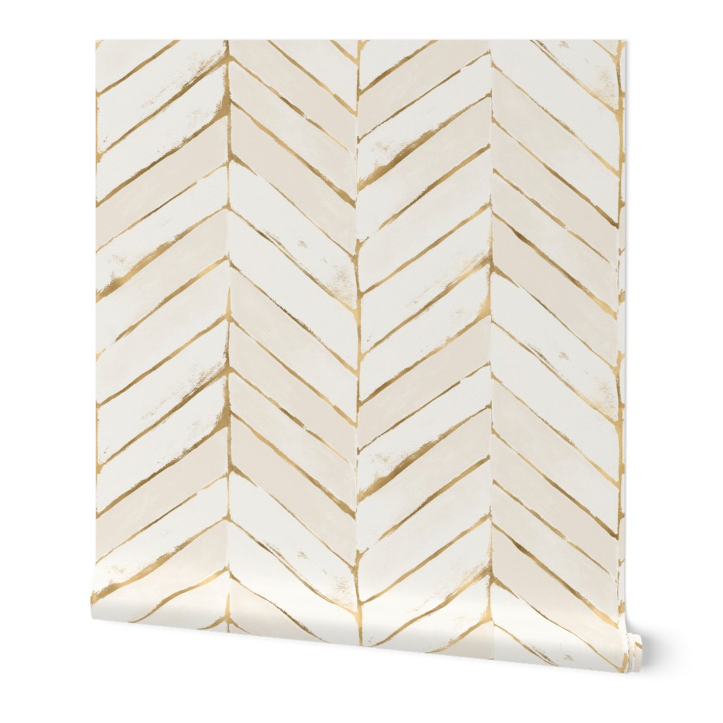 Chevron Painted Wallpaper | Shutterfly