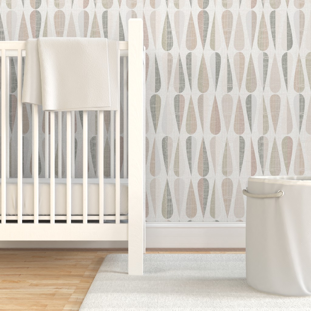 Mid Century Modern Scale - Neutral Wallpaper | Shutterfly