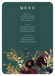 Shiplap Wood 4x8 Wedding Menu by Shutterfly | Shutterfly