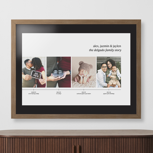 Family Timeline Framed Print | Framed Print | Shutterfly