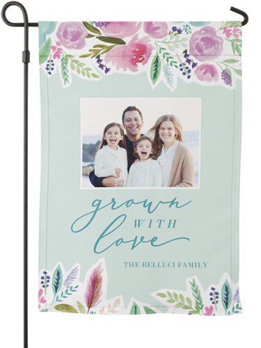 Grown With Love Florals Garden Flag by Shutterfly | Shutterfly