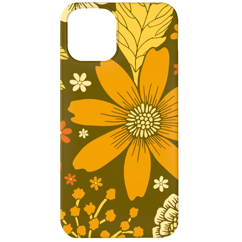 Yellow Floral Phone Case Shutterfly