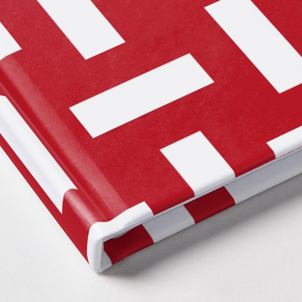 Geometrically Assembled Flag - Red Journal | Shutterfly